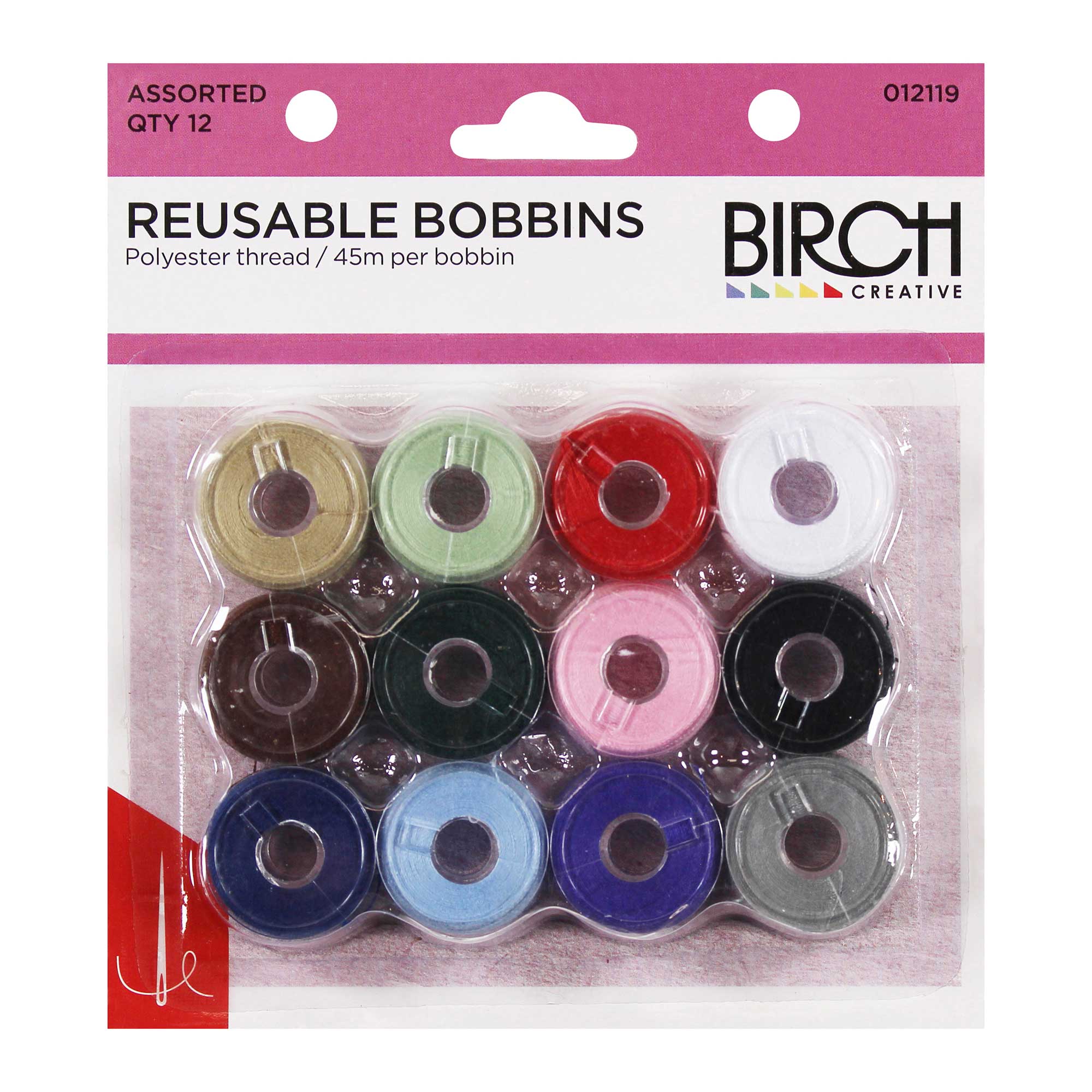PRE-WOUND BOBBINS PACK OF 12 » Birch Wholesale