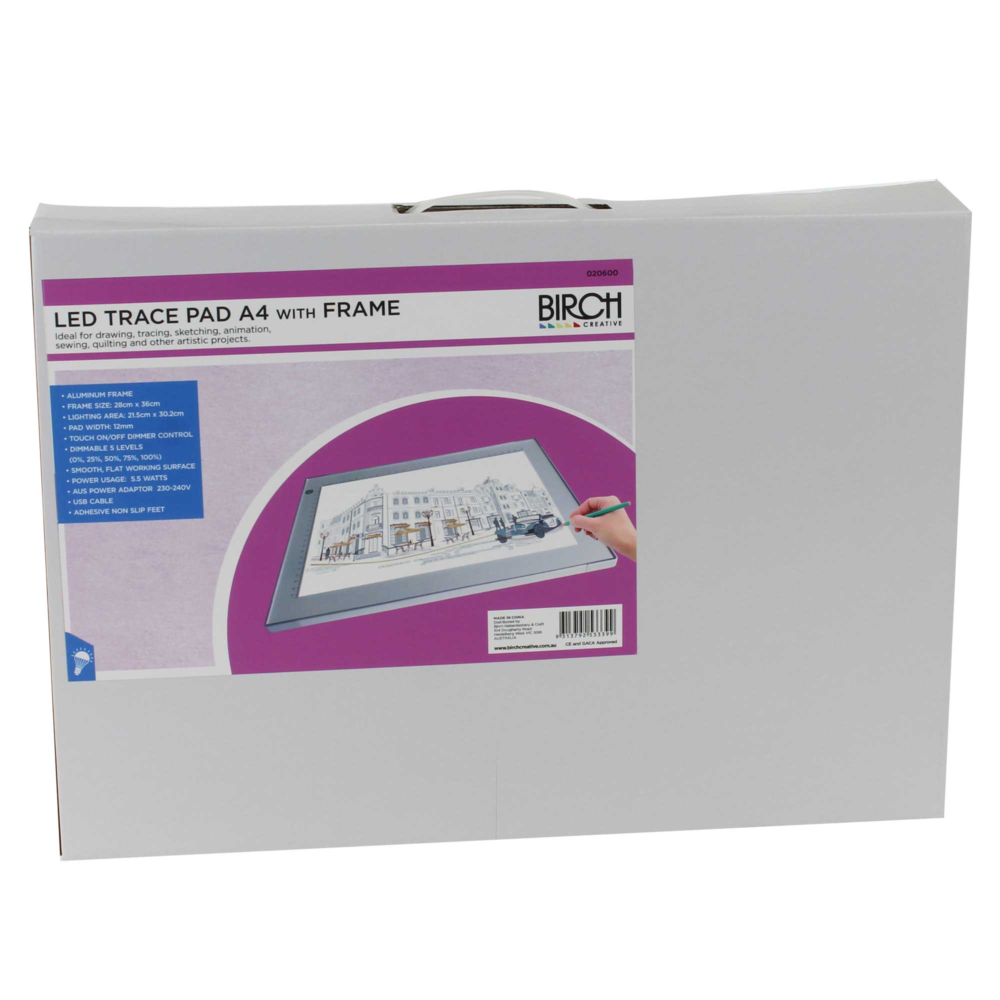 TRACE PAD LED WITH FRAME A4 » Birch Wholesale