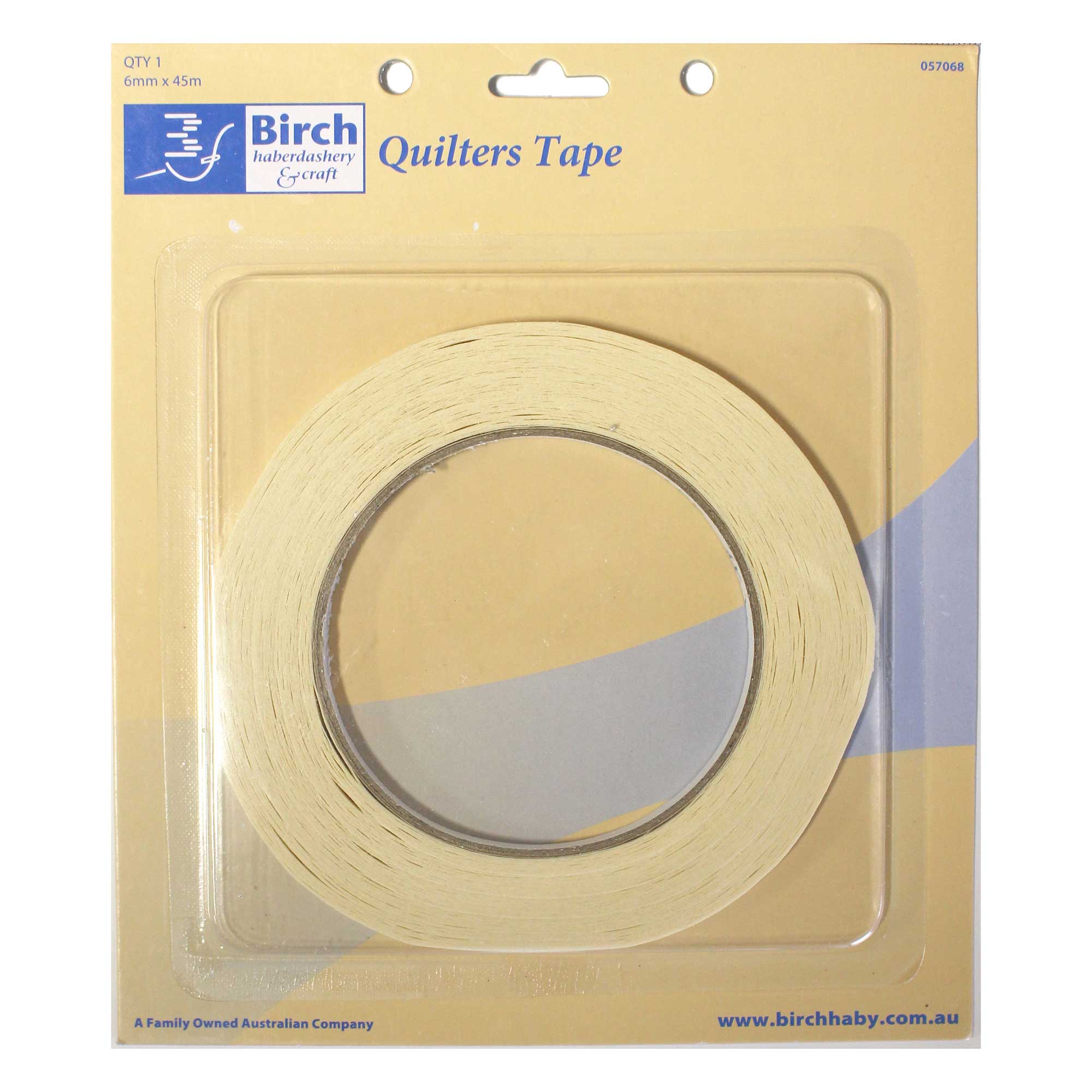 QUILTERS TAPE 6MMx45M SINGLE » Birch Wholesale