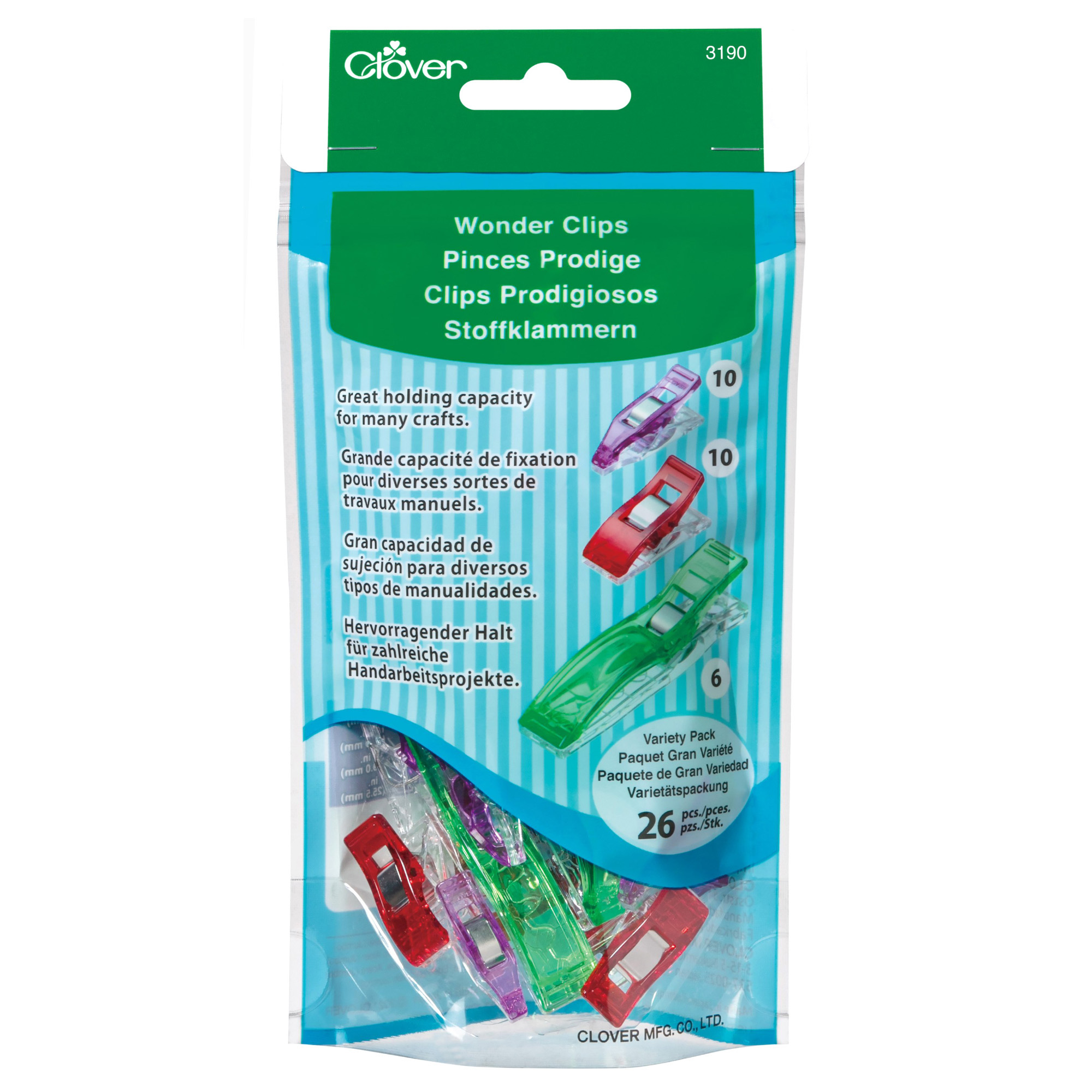 CLOVER WONDER CLIPS VARIETY PACK » Birch Wholesale