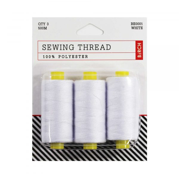 OVERLOCKING POLYESTER THREAD CONE - BLACK » Birch Wholesale