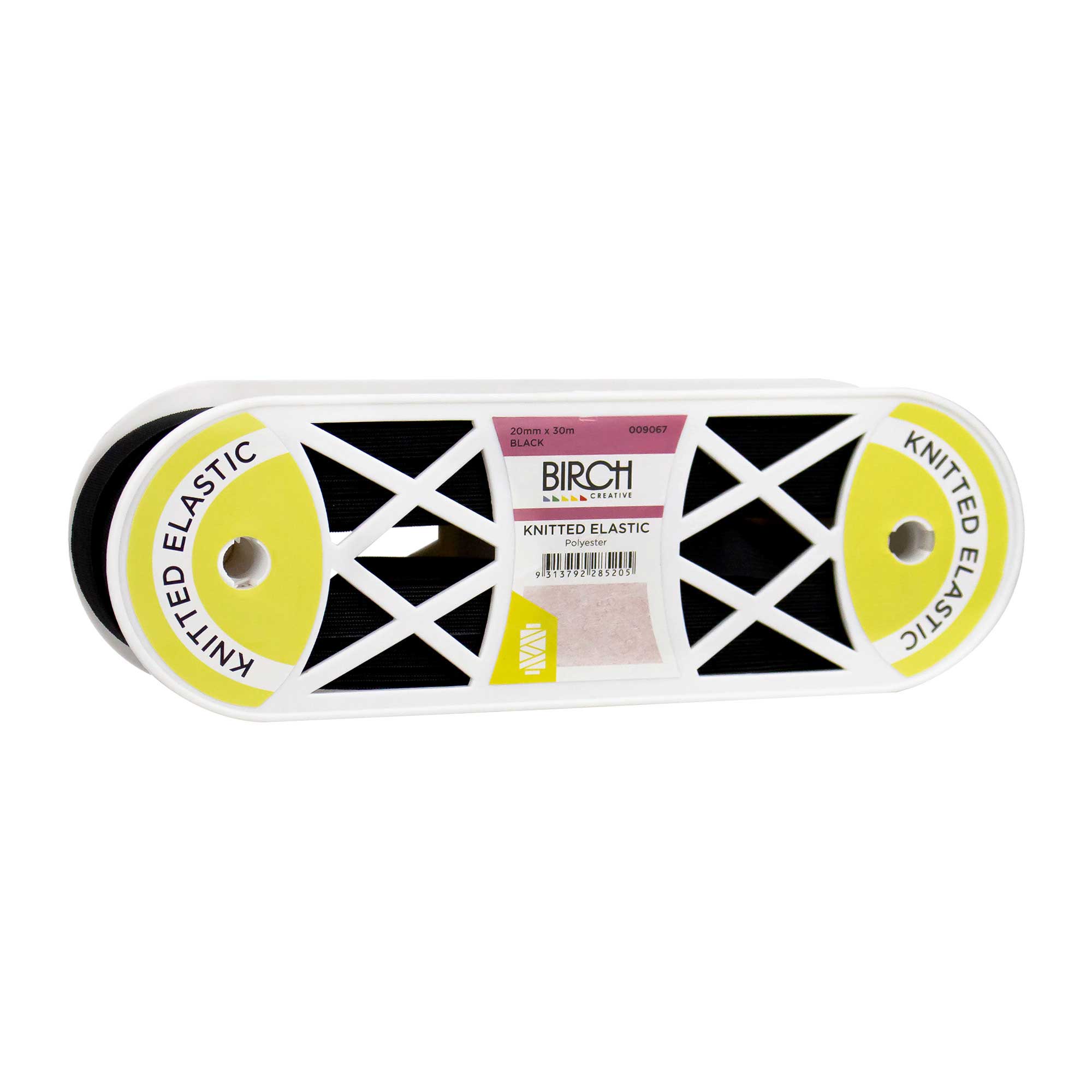 ELASTIC KNITTED 20MMx30MT - BLACK » Birch Wholesale
