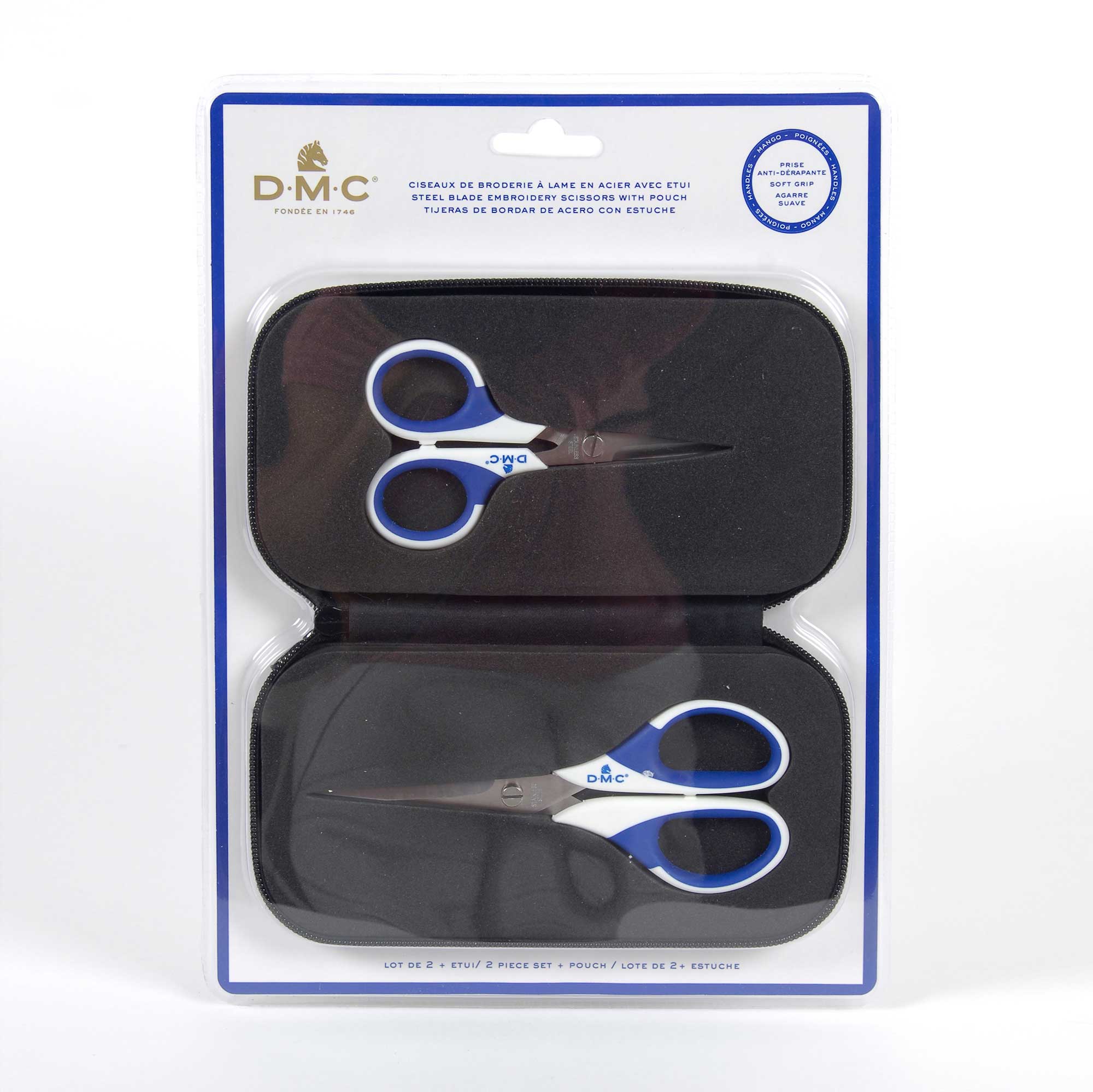 DMC 2PC STEEL BLADE EMBROIDERY SCISSOR SET » Birch Wholesale