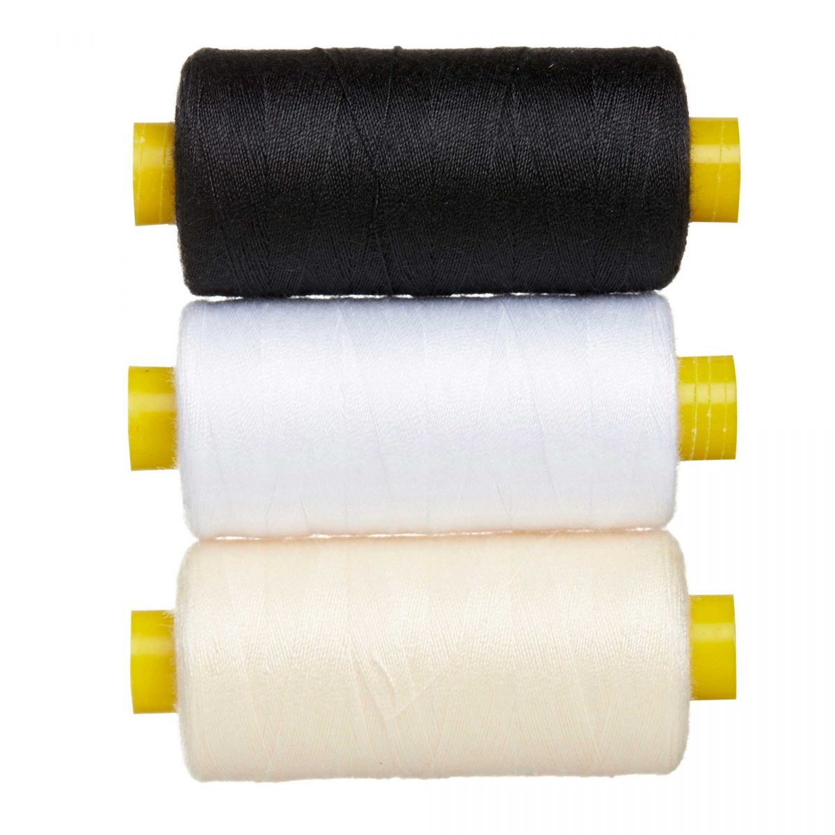 OVERLOCKING POLYESTER THREAD CONE - BLACK » Birch Wholesale