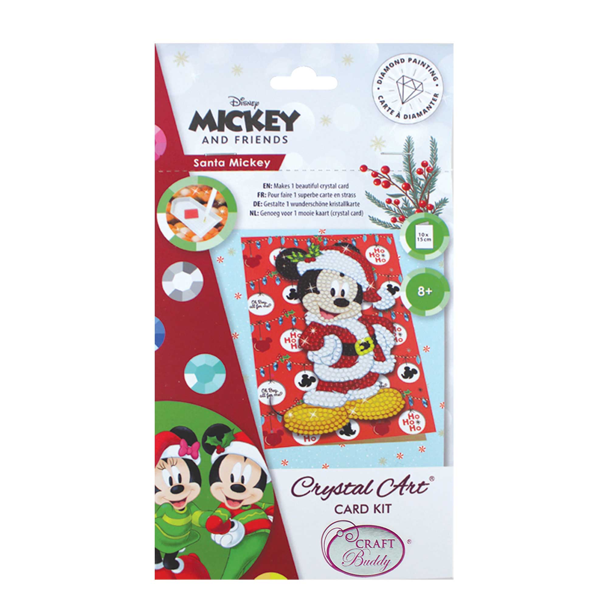 CRAFT BUDDY DISNEY CRYSTAL CARD KIT 10X15CM » Birch Wholesale