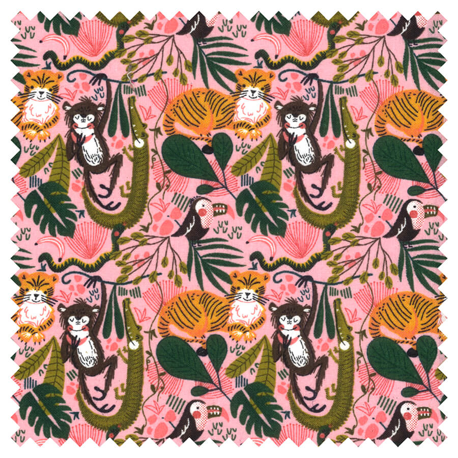 BIRCH FABRIC JUNGLE PATTERNS 110CM X 10MT 100% CTN » Birch Wholesale