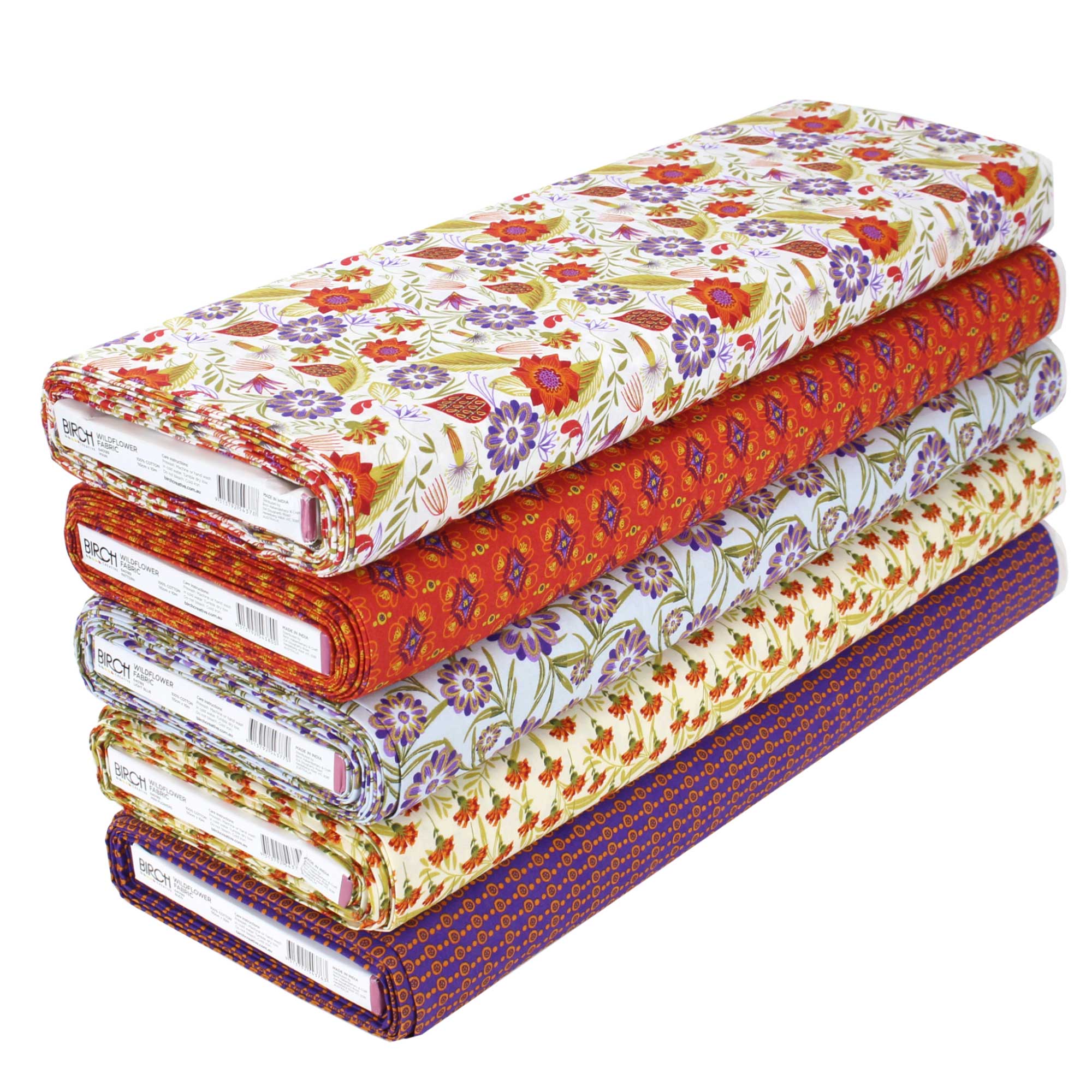 BIRCH FABRIC WILDFLOWER 110CM X 10MT 100% CTN » Birch Wholesale