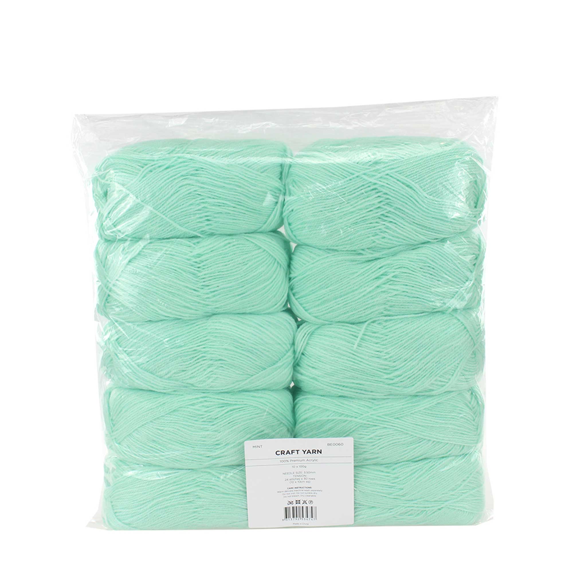 BE CRAFT YARN 100% PREMUIM ACRYLIC 10 X 100G » Birch Wholesale