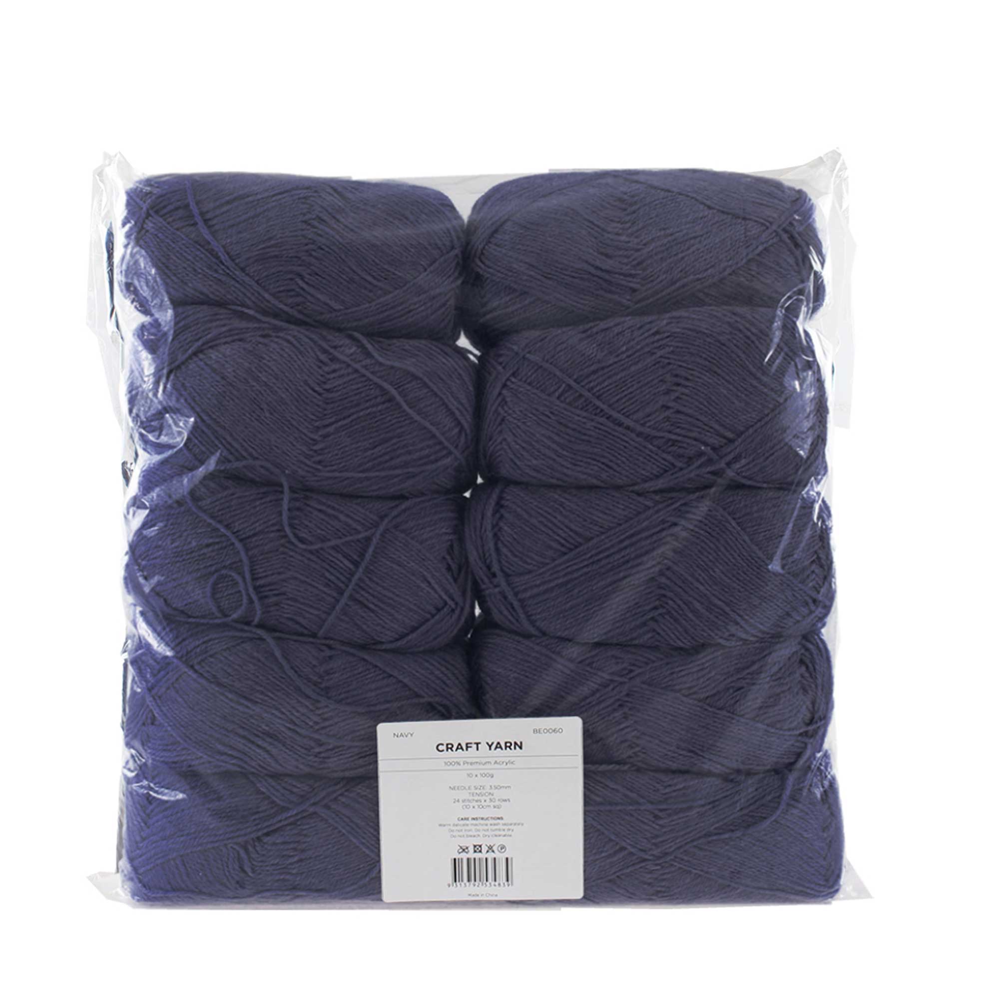 BE CRAFT YARN 100% PREMUIM ACRYLIC 10 X 100G » Birch Wholesale