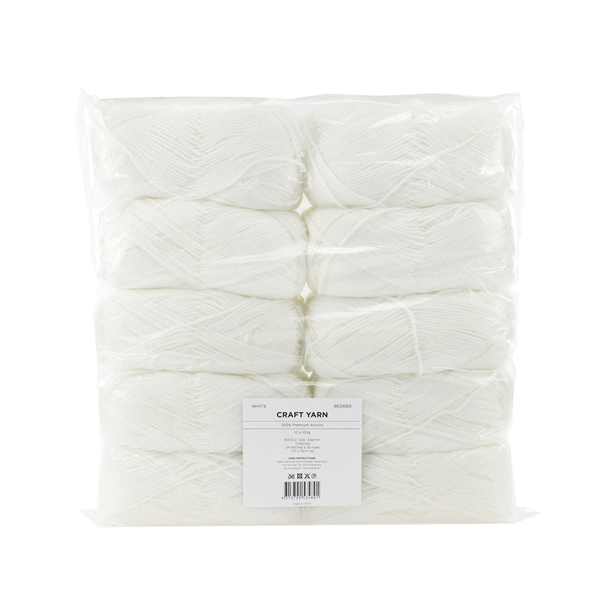 BE CRAFT YARN 100% PREMUIM ACRYLIC 10 X 100G » Birch Wholesale