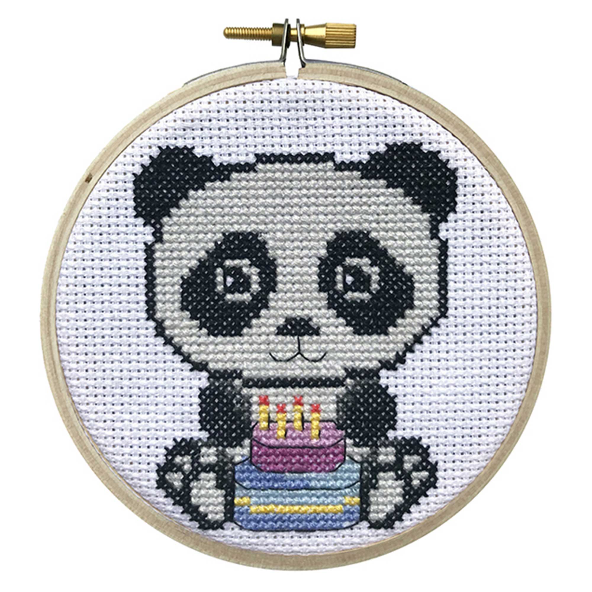 STITCH KIT PANDA 4INC RND » Birch Wholesale