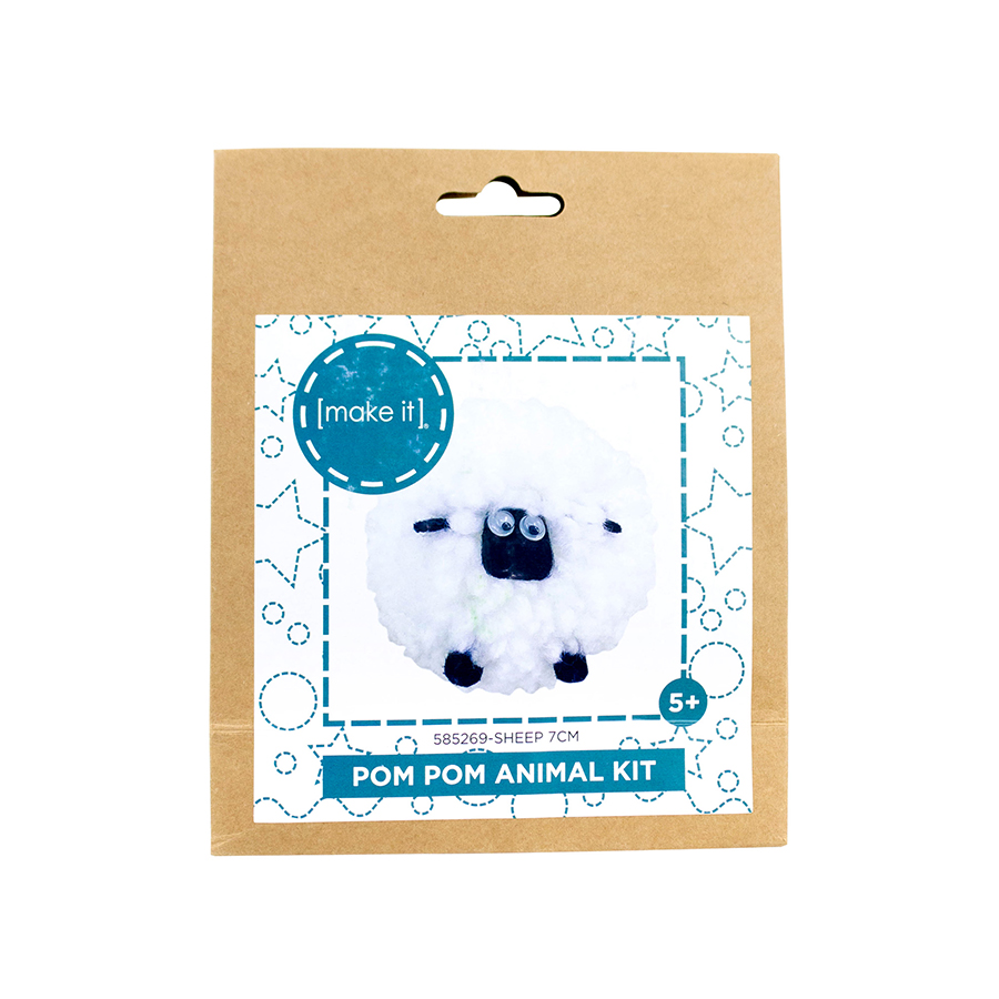 MAKE IT POM POM ANIMAL KIT » Birch Wholesale