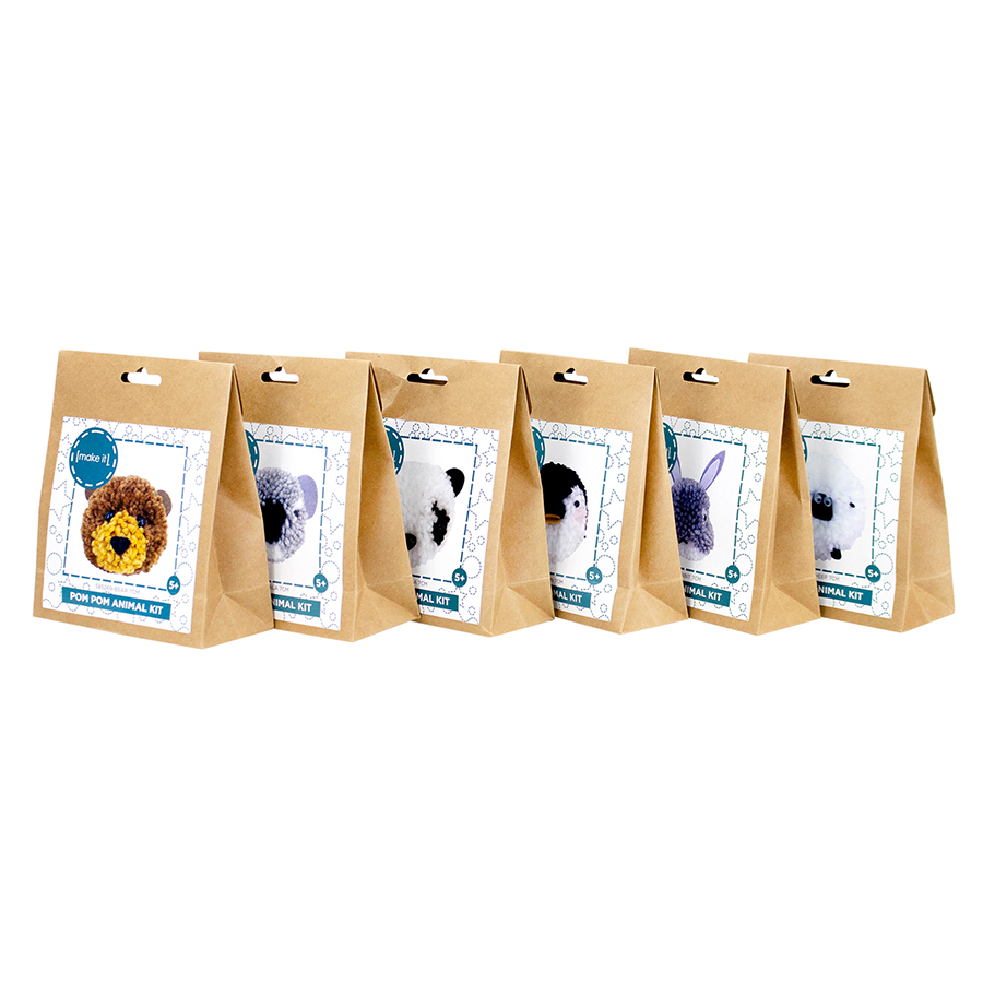 MAKE IT POM POM ANIMAL KIT » Birch Wholesale