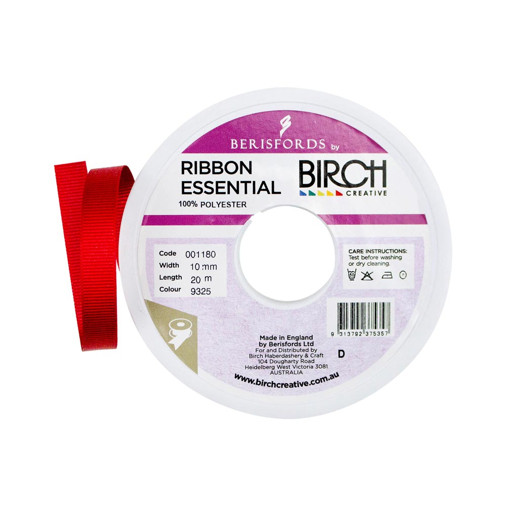 RIBBON POLY SATIN DOUBLE SIDED 15MMx20MT » Birch Wholesale