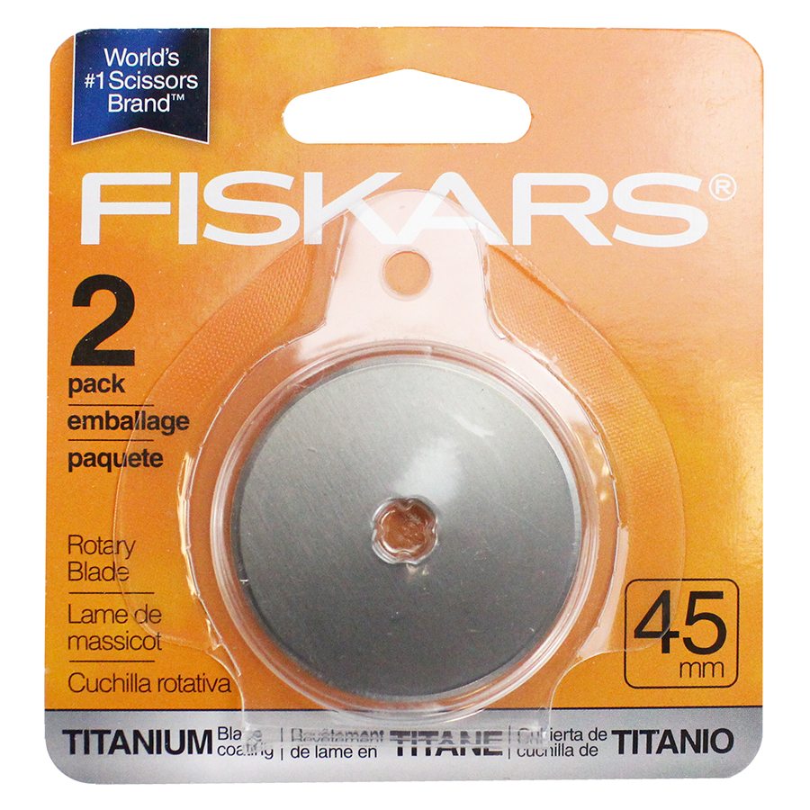 FISKARS BLADE, 45MM, TITANIUM 2PK » Birch Wholesale