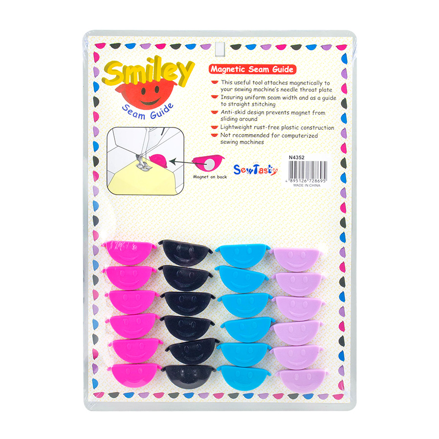 SMILEY SEAM GUIDE 24PC MAGNETIC DISPLAY BOARD » Birch Wholesale