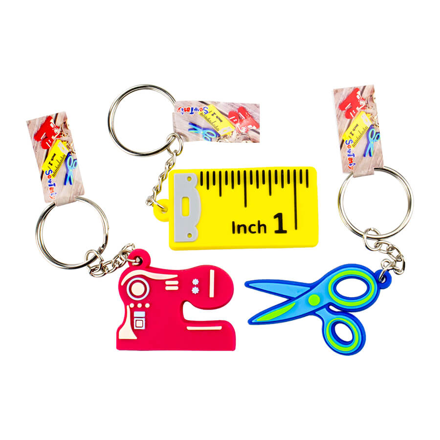 SEW SWEET SEWING KEY RINGS - 75PCS » Birch Wholesale
