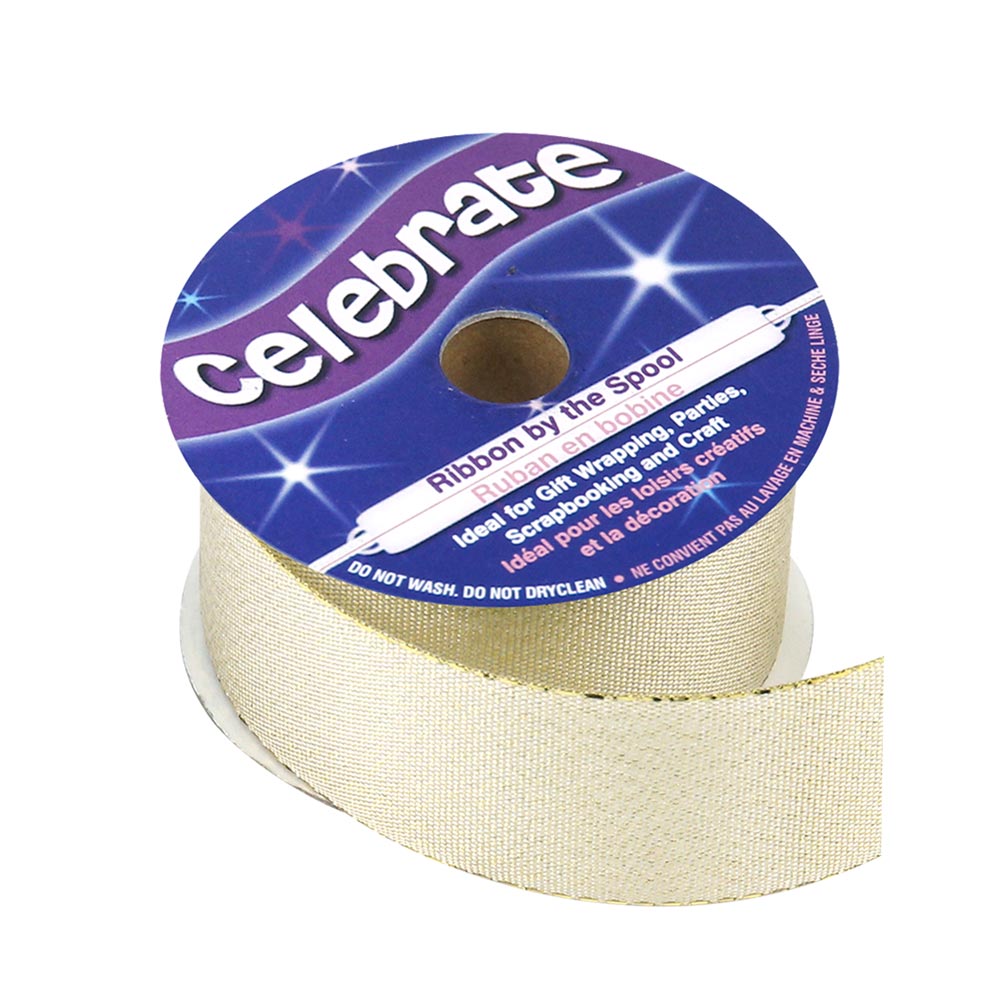 CELEBRATE RIBBON METALLIC 26MM X 4M » Birch Wholesale