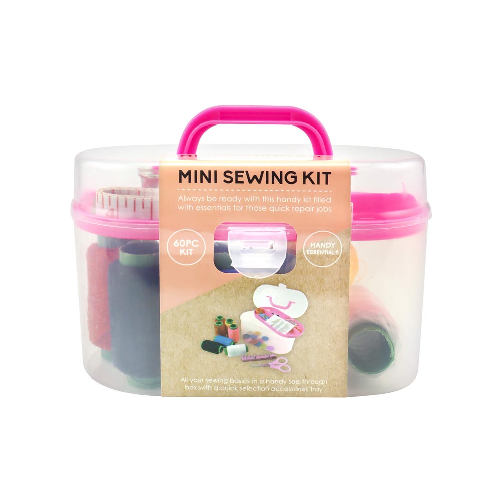 S.E.W. MINI SEWING KIT BOX WITH HANDY TRAY » Birch Wholesale