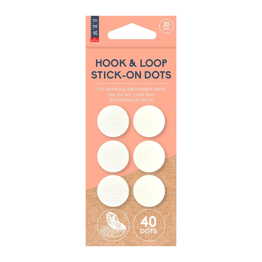 S.E.W. HOOK AND LOOP DOTS HEAVY DUTY 20MM X 40 » Birch Wholesale