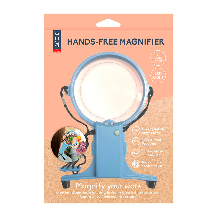 S.E.W. HANDS FREE CRAFT MAGNIFIER WITH LIGHT » Birch Wholesale